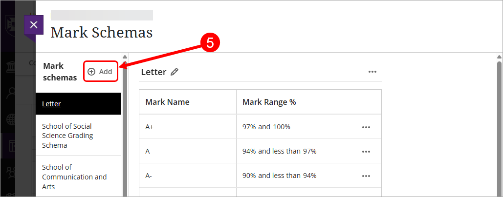 Create a Mark Schema (Pass/Fail) (Ultra) - eLearning - University of Queensland